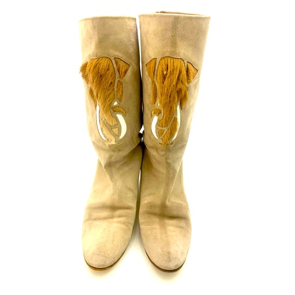 Andrea Pfister | Shoes | Boots Vintage Rare Andrea Pfister Suede Zoo ...